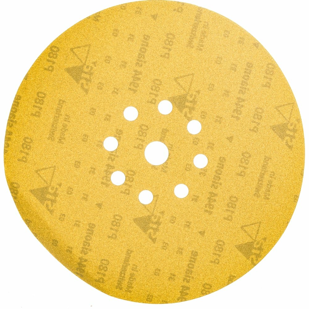 Шлифовальный круг на липучке ABRAFORM Giraffe ONE 225 мм, 9 отв, Р180 AF-GO-180