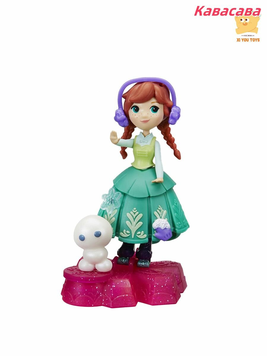 Hasbro Frozen Little Kingdom Glide 'n Go Anna / Диснеевская Игрушка С Анной И Аксессуарами, Подходит Для Детей В Возрасте От 3 Лет И Старше