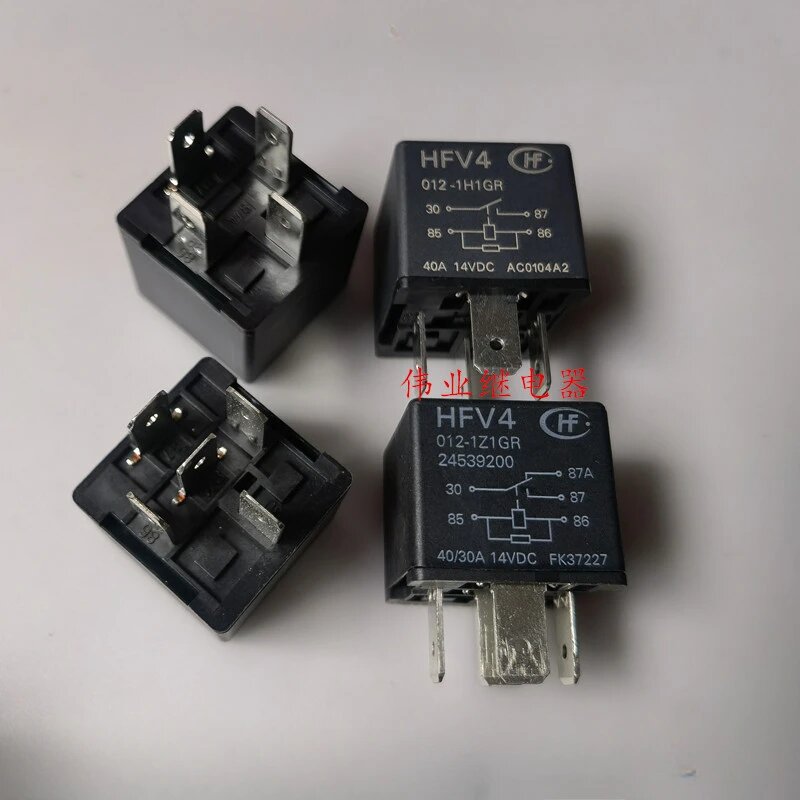 Автомобильное реле HF HFV4 012-1H1GR 012-1Z1GR 4/5 контактов 40А HFV4 012-1Z1GR