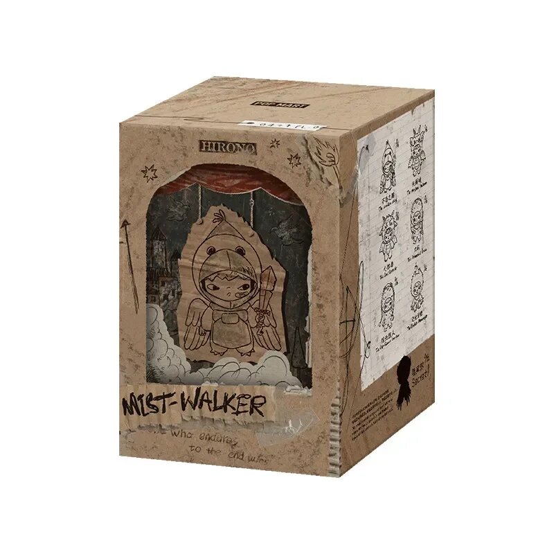 POP MART Hirono Mist Walker Series: Плюшевая кукла-подвеска 1 Blind Box