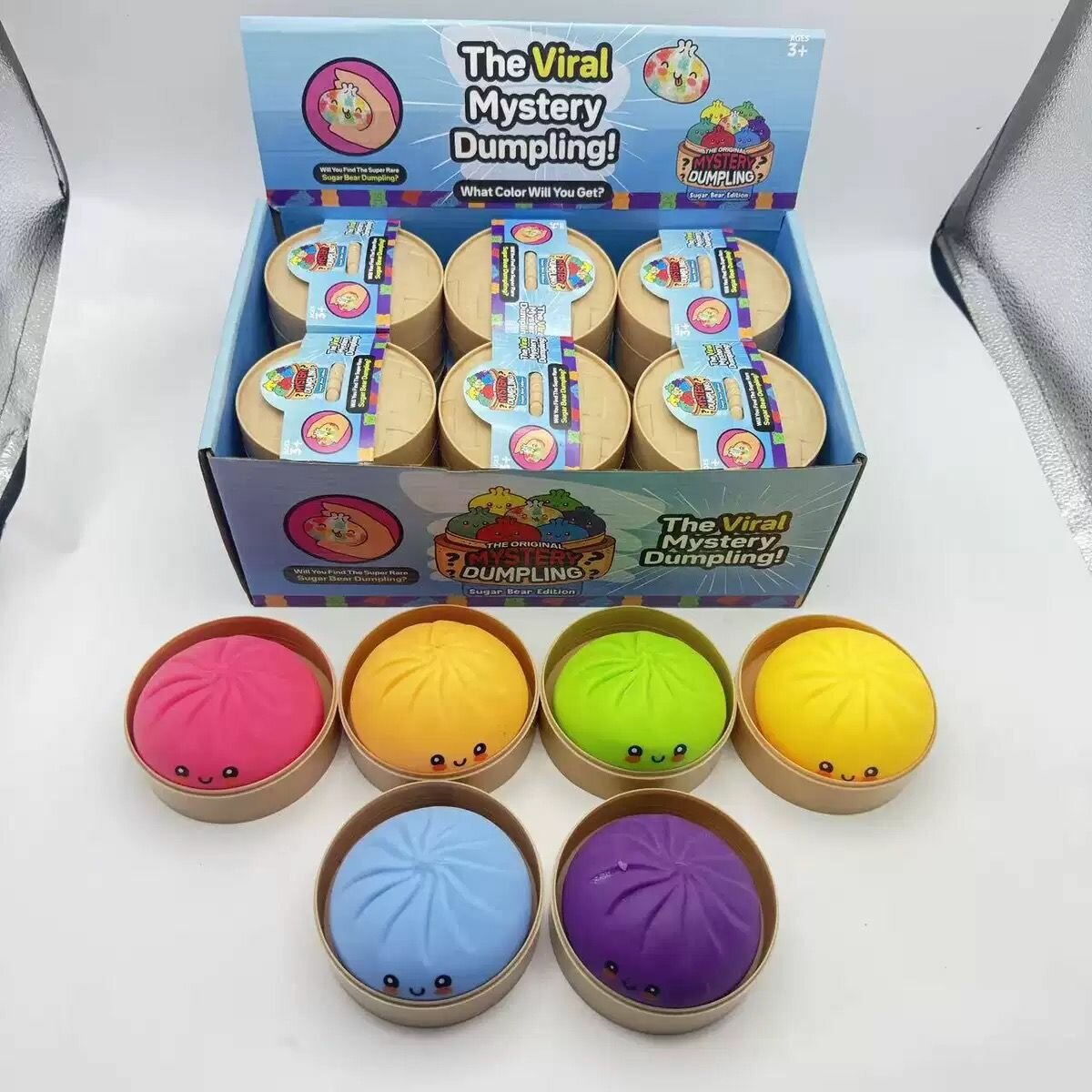 Сквиш антистресс Кнедлики Squishies 6шт