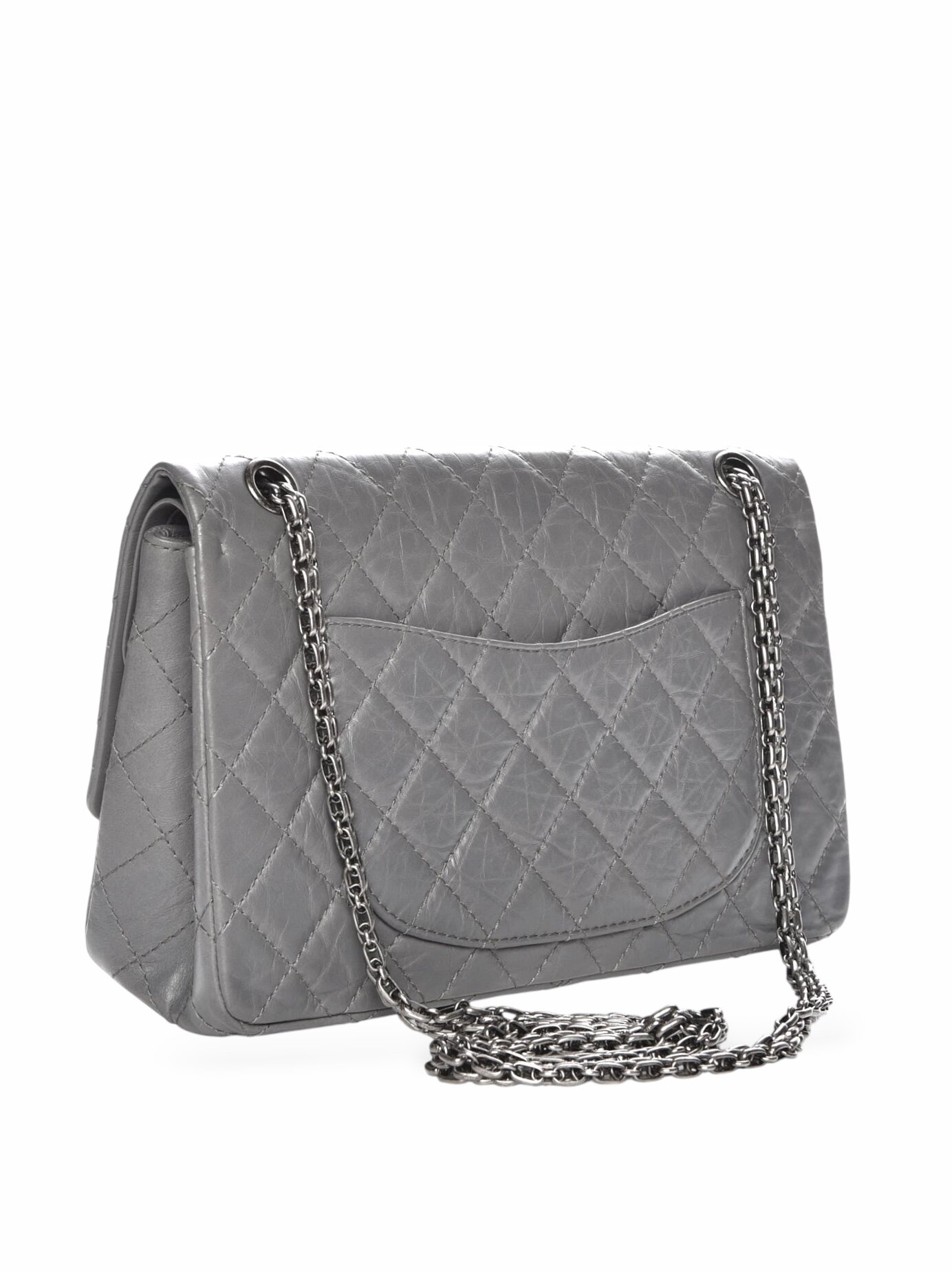 Сумка кросс-боди Chanel 2.55 Reissue, серый — фото 1