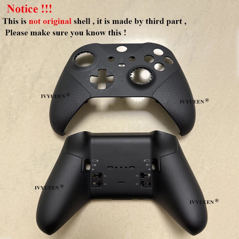 IVYUEEN чехол для Xbox Elite Series 2 черный Черный, Black Front Back