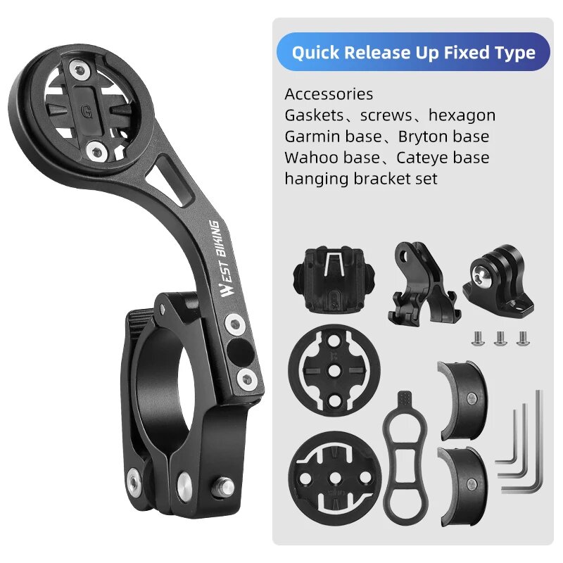 Держатель для велокомпьютера West Biking Quick Release