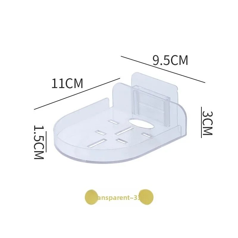 Кронштейн для камеры видеонаблюдения QHSPE прозрачный/белый 1 шт. 1pcs Transparent