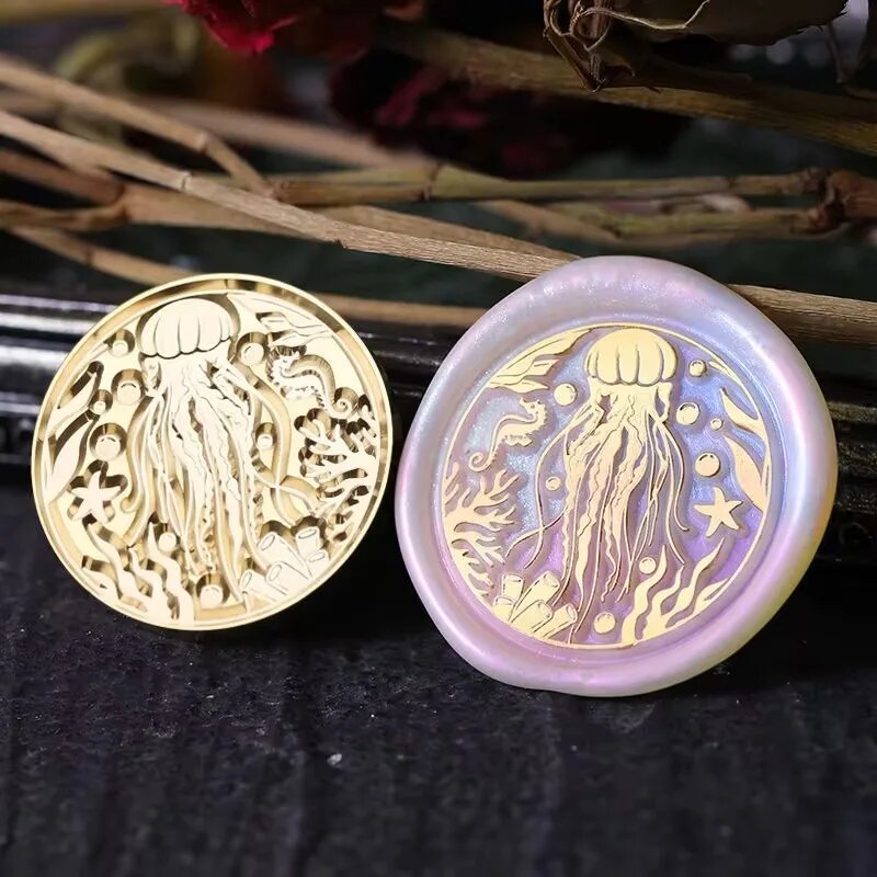 Штамп для воска Jellyfish, HCZ001-16