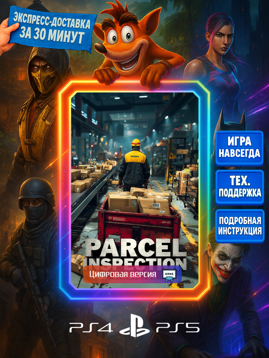 PARCEL INSPECTION SIMULATOR PS4/PS5 | Моментальная доставка | Английский язык | Имитация