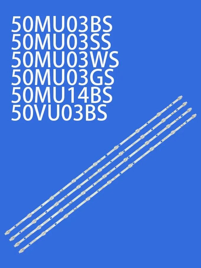 Подсветка для Manya 50MU03BS 50MU03SS 50MU03WS 50MU03GS 50MU14BS 50VU03BS 50VU14BS MS-T500-F01-3030-2105-09 (комплект)