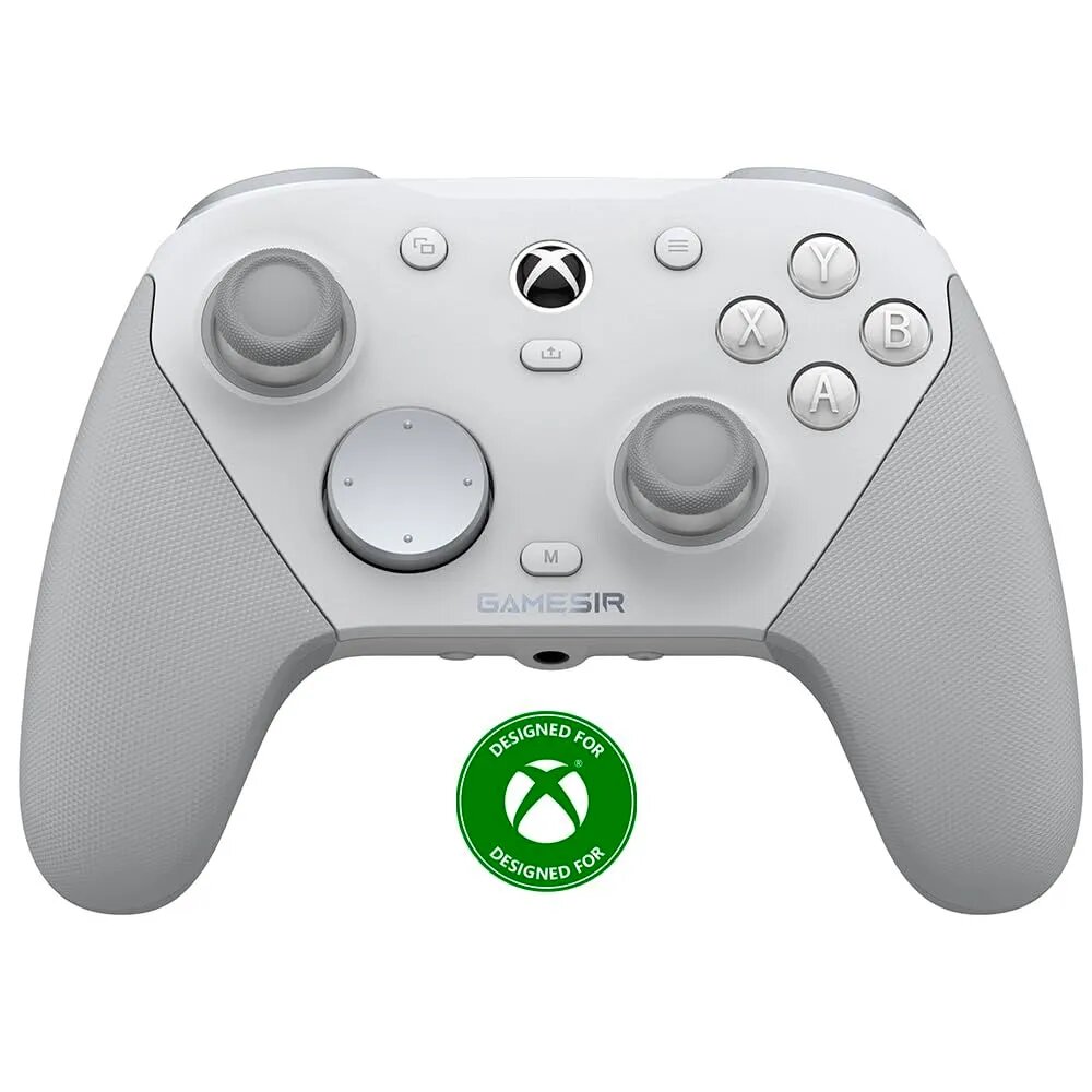 Проводной контроллер GameSir G7 Pro совместим с Xbox Series X S и Xbox One. Беспроводной контроллер совместим с ПК и системами Android, имеет частоту опроса 1000 Гц и 3,5-мм аудиоразъем.