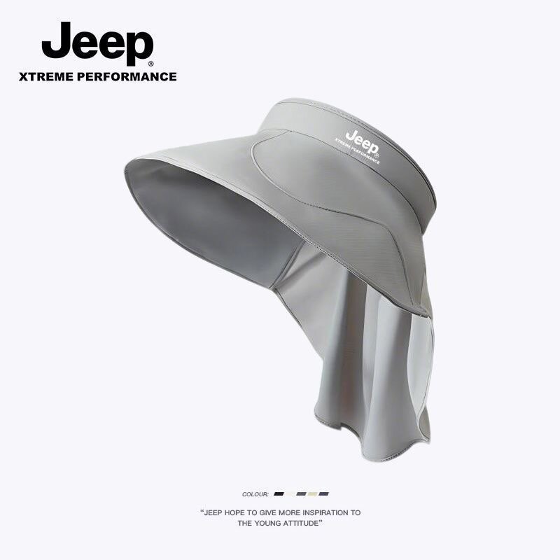 Солнцезащитная повязка Jeep, широкая, защитная, для шеи, без макушки
