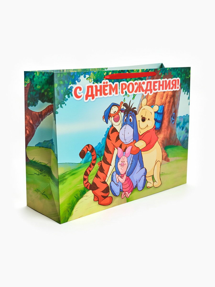 Пакет подарочный "Друзья", XXL 61x46x20 см, для кого: для девочек