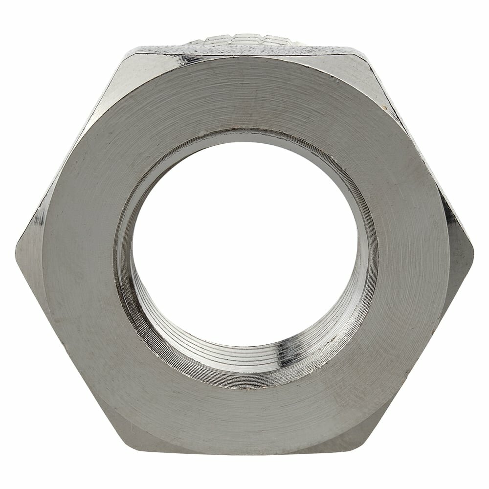 Футорка 3/4" х 3/8" сантехническая MPF переходник латунная никелированная наружная-внутренняя резьба ИС.072748 — фото 1