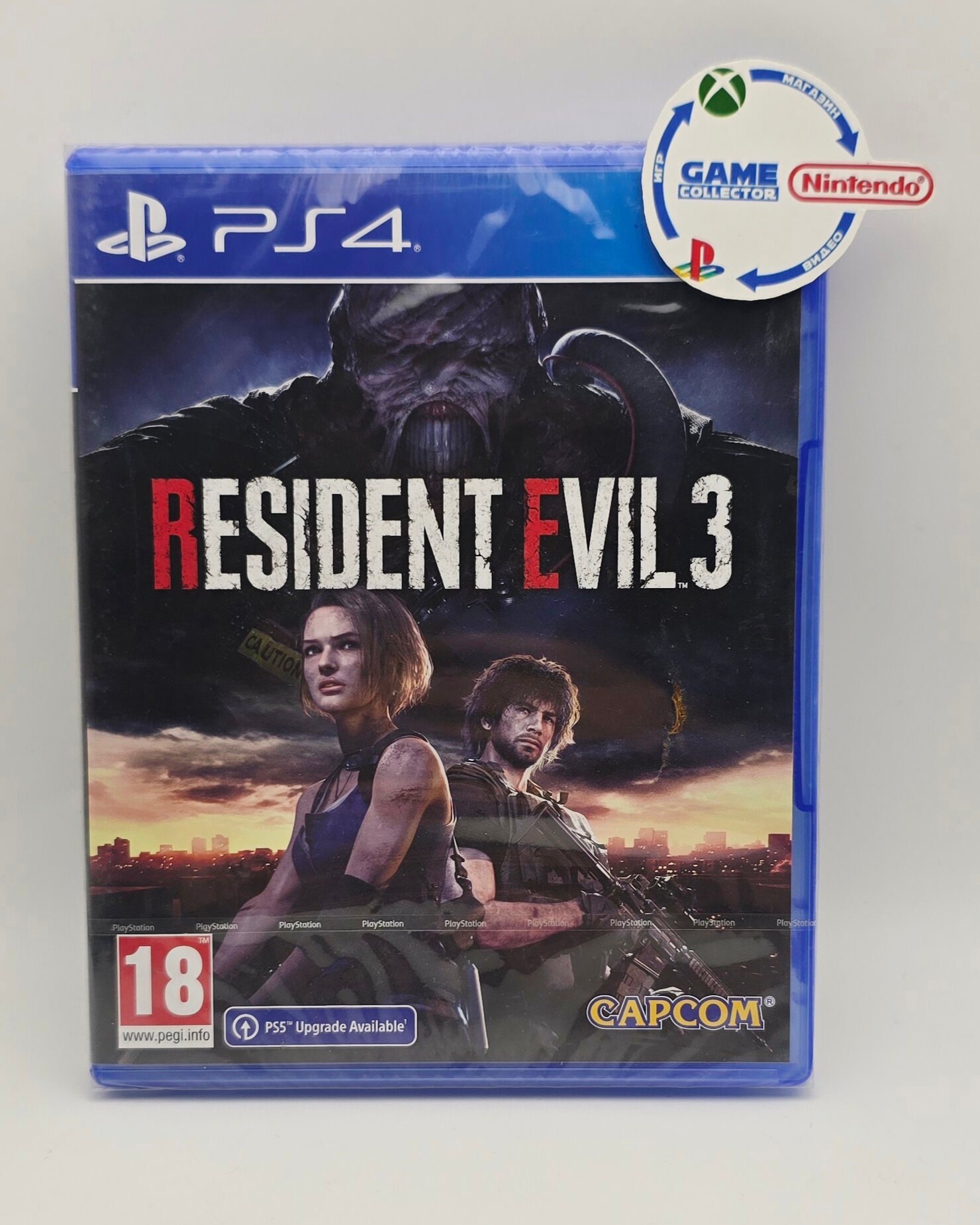 Игра Resident Evil 3 для Sony PlayStation 4 на диске с русскими субтитрами.