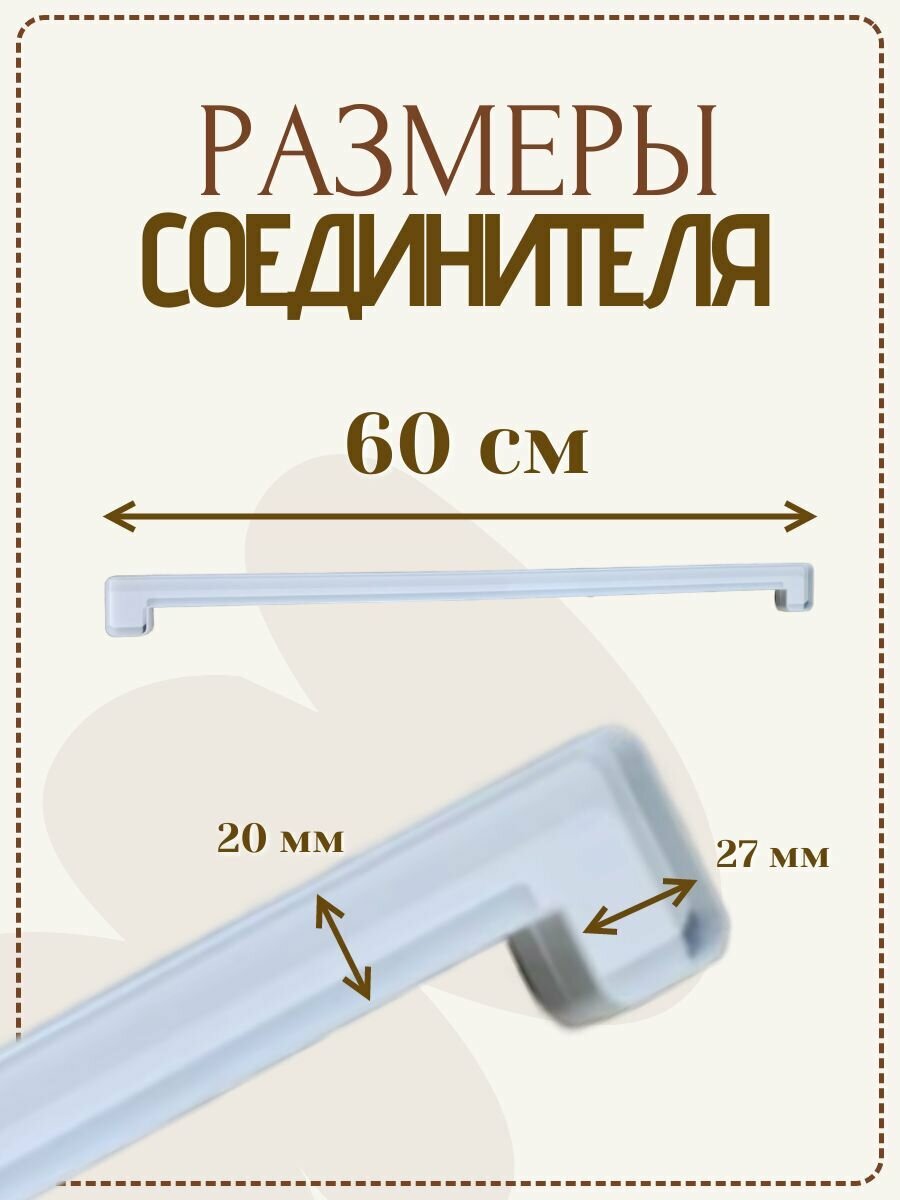 Соединитель для подоконников ПДК — фото 1
