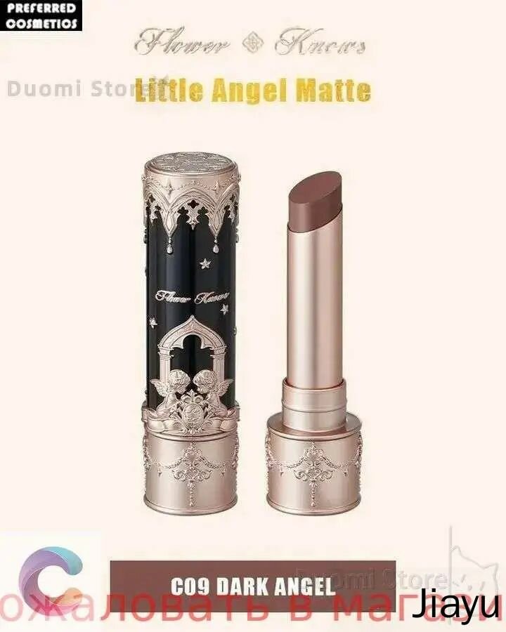 Flower Knows: Губная помада Little Angel Matte (3,5 г) Оттенок C09 Dark Angel Матовый финиш!