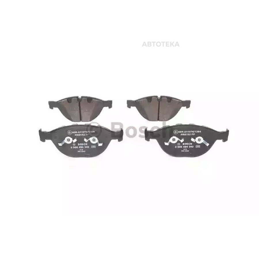 Колодки торм. пер. BOSCH 0986494349 BMW E60/ E61 09.04->/ E65/ E66 01.03->