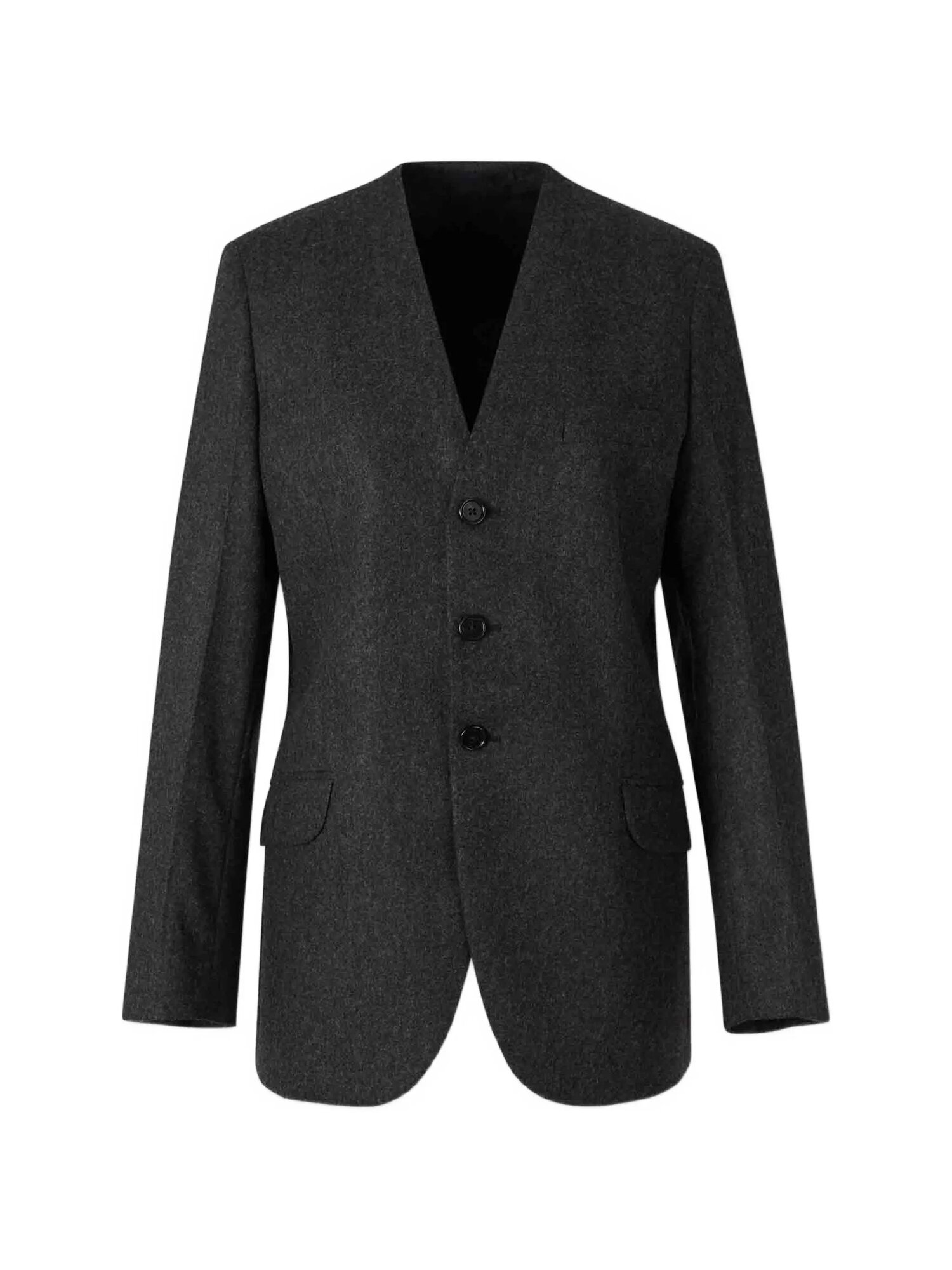 Куртка Collarless button-up jacket