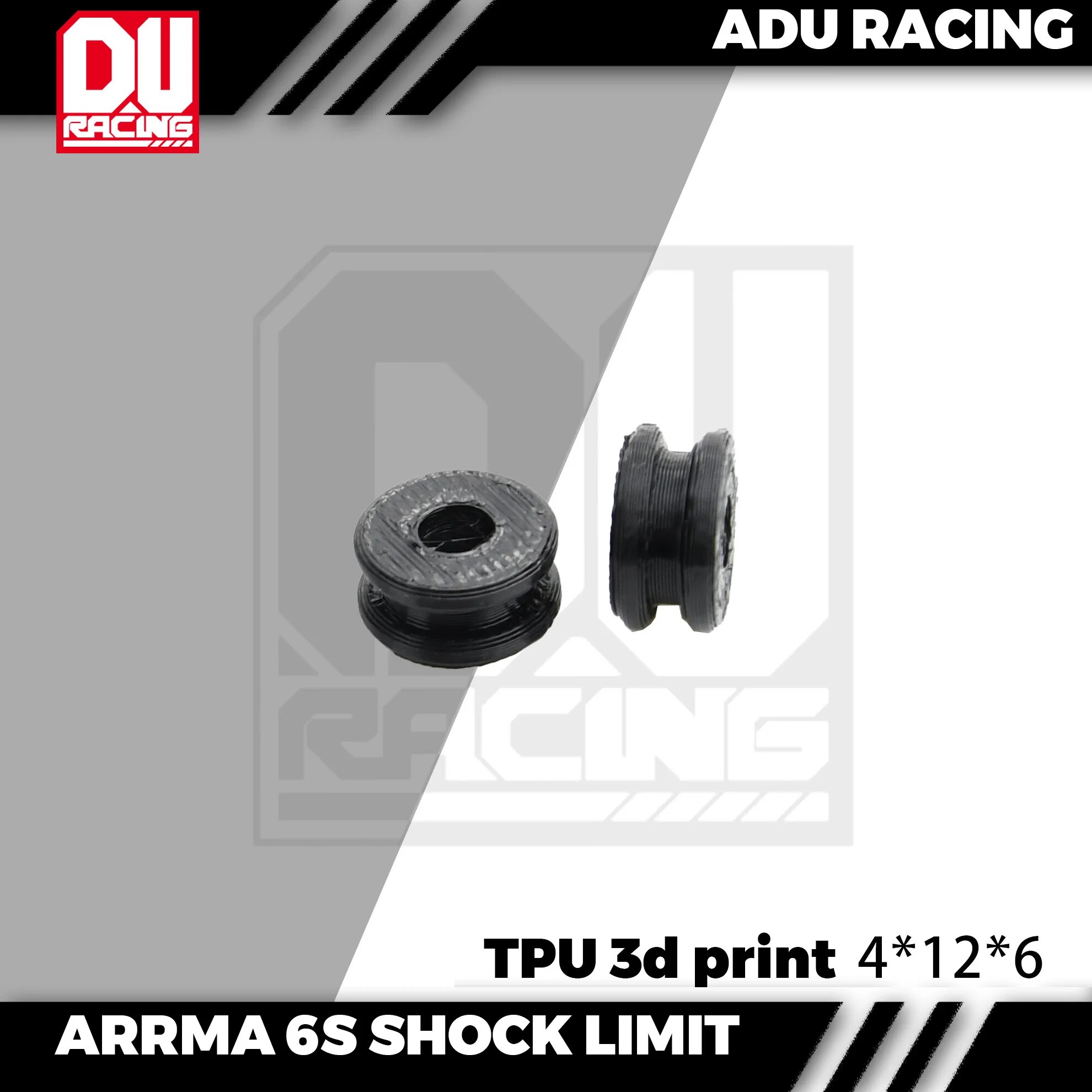 ADU RACING ARRMA 6S Прокладки амортизатора ТПУ