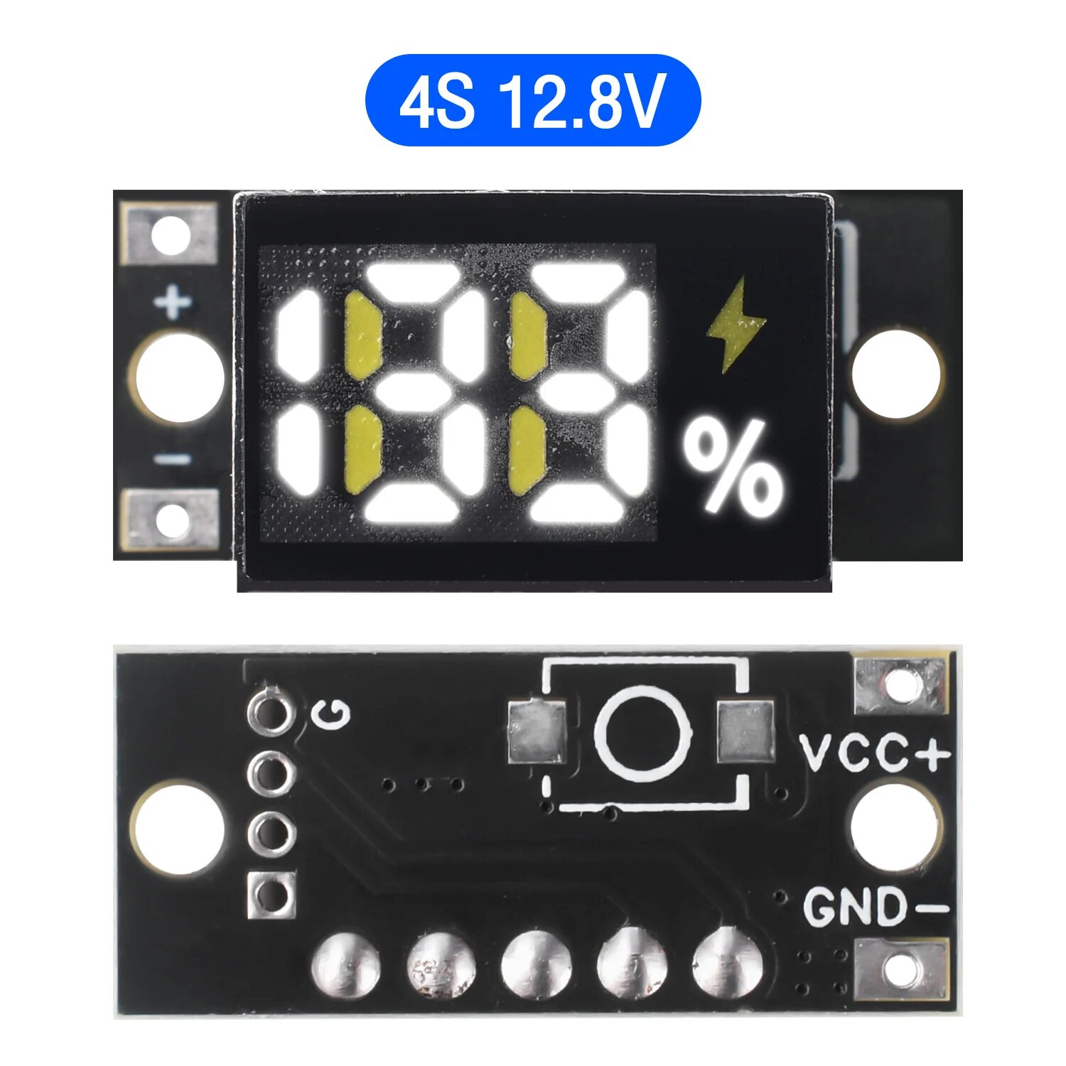 Модуль индикатора заряда батареи Gaqqee LiFePO4 1S-4S 4S