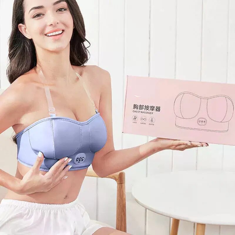 Массажер для груди beauty chest instrument умный массаж груди нагревающее нижнее белье