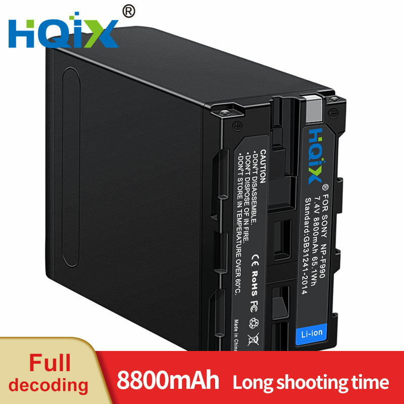 HQIX для Sony DSR-PD198P NEX-EA50CH FS700 HDR-FX1000E AX2000E HVR-HD1000C Z1C HXR-MC2500 NX3 NX5R камера NP-F990 зарядное устройство Аккумулятор