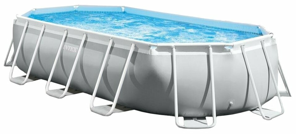 Бассейн каркасный Intex Prism Frame Oval с фильтр-насосом 503*274*122см 26796
