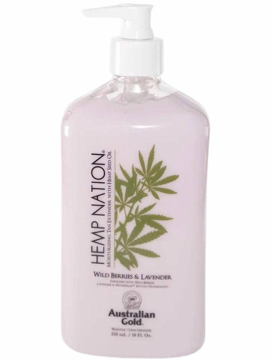 Увлажняющий крем для тела Hemp Nation Wild Berries & Lavender