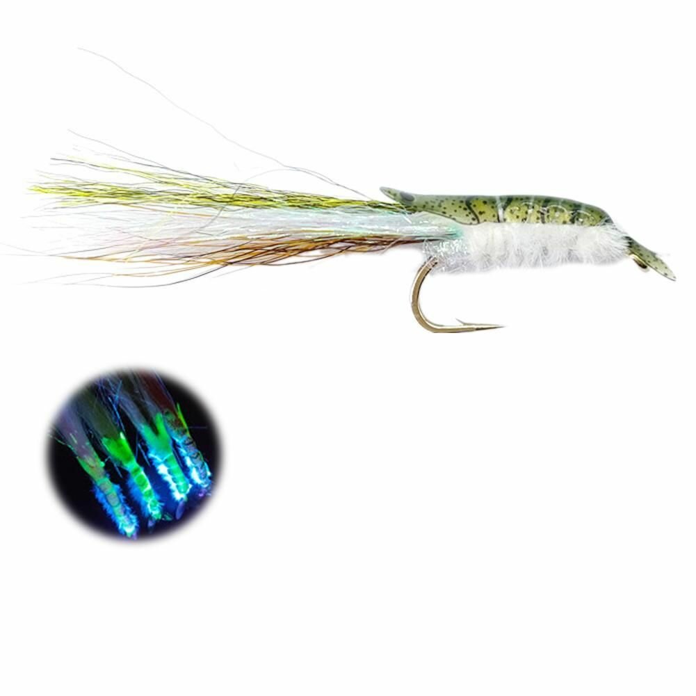 Мушки нахлыстовые на омуля, окуня. светящийся