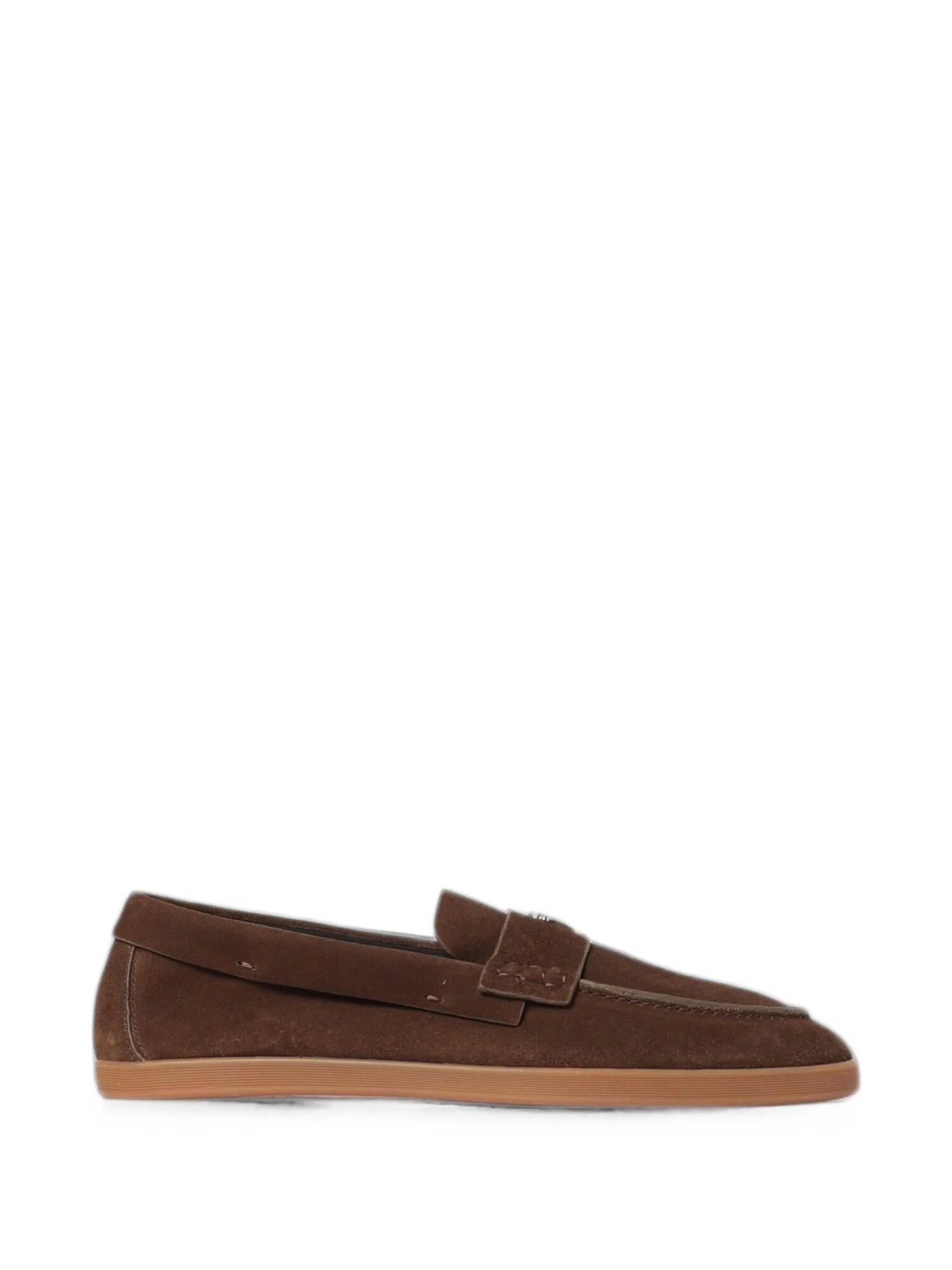 Лоферы Calf suede logo-plaque loafers
