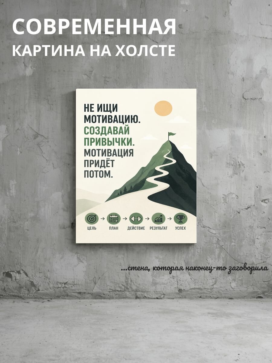 Картина на холсте Флаг 60x80 см