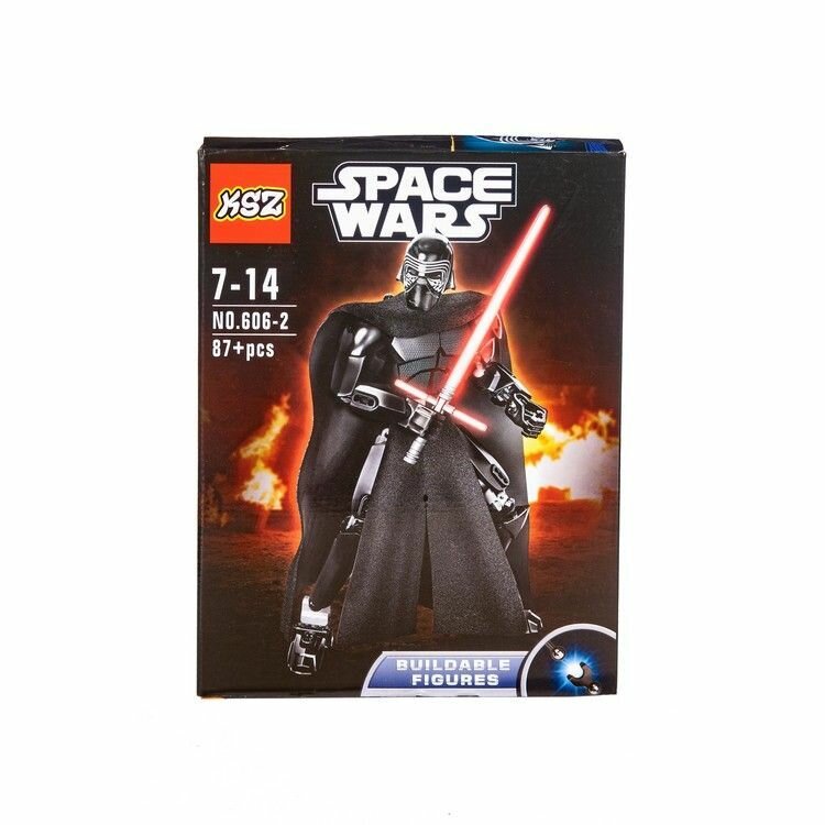 Конструктор Star Wars Кайло Рен (606-2), фигурка 87 деталей, возраст 7-14
