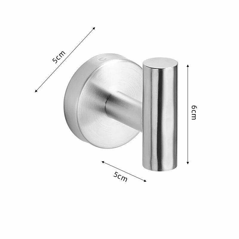 Набор фурнитуры для ванной из нержавеющей стали 304 matte black brushed silver Sliver Hook