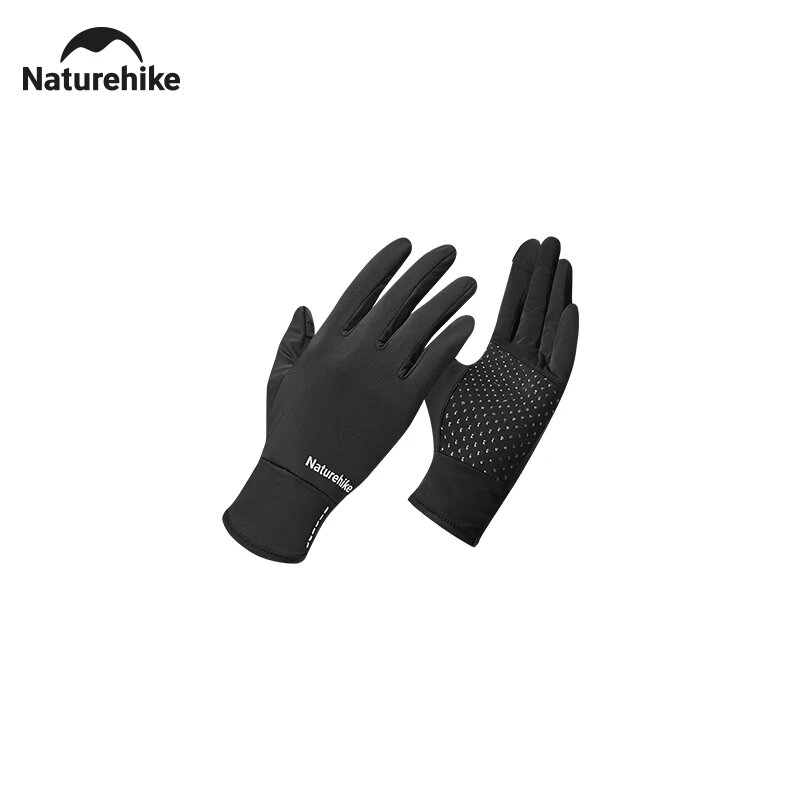 Naturehike Солнцезащитные перчатки Черный, Black, S