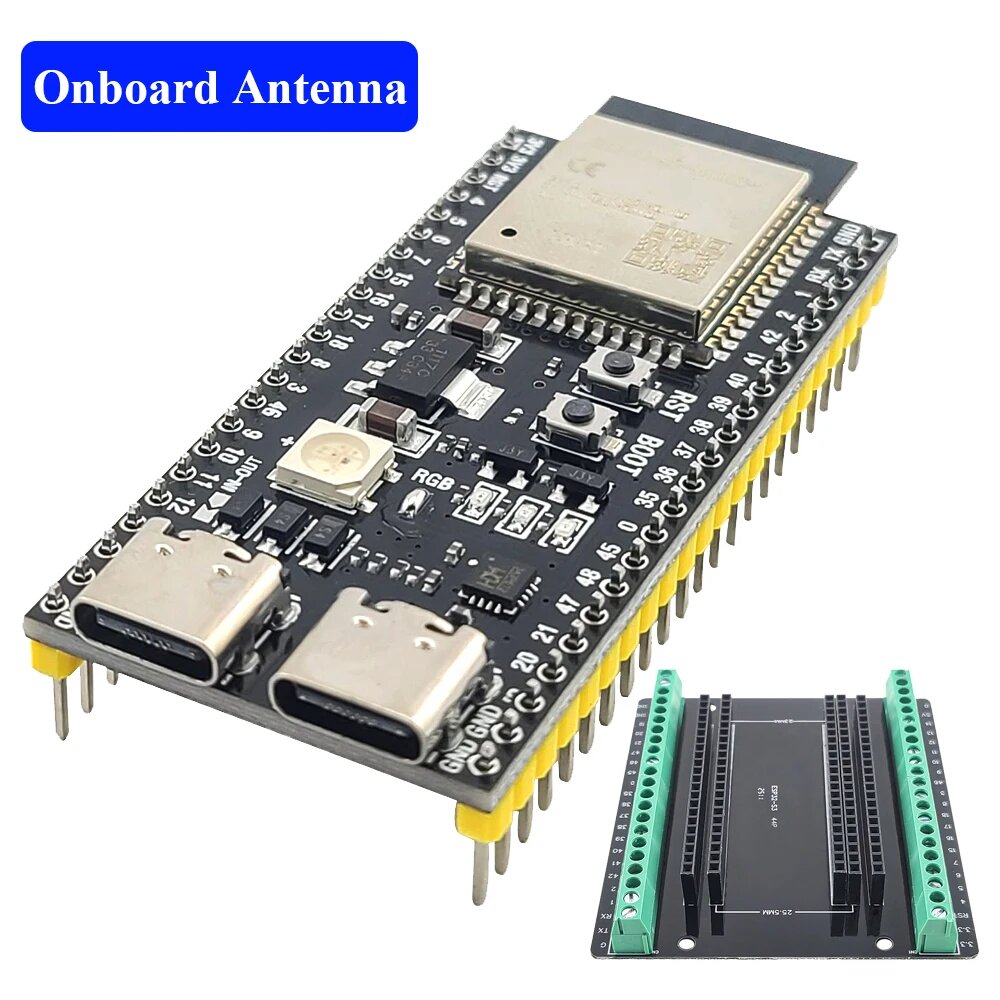 ESP32-S3 плата разработки с адаптерами 1pc, N16R8 KIT A