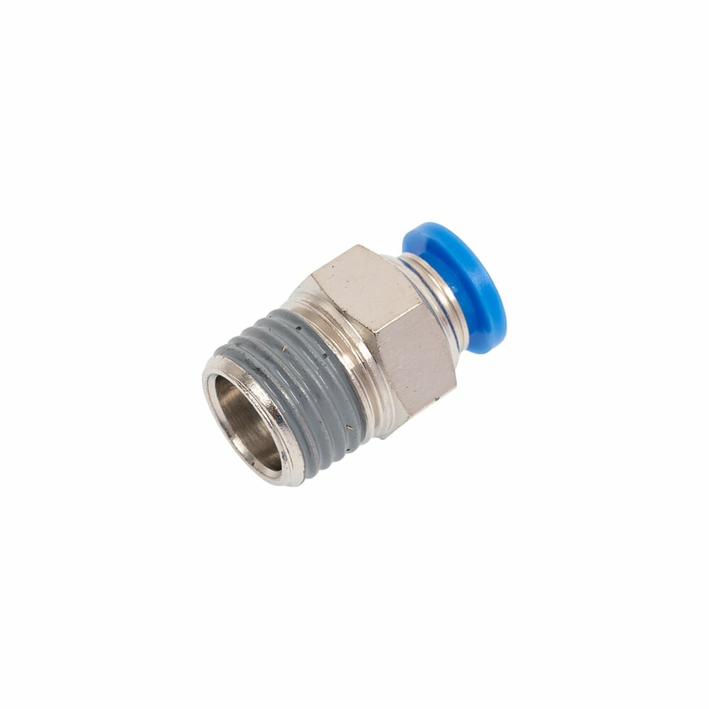 Пневмофитинг цанговый прямой с наружной резьбой PC 6-02 (R1/4) HIMPT 00028008156