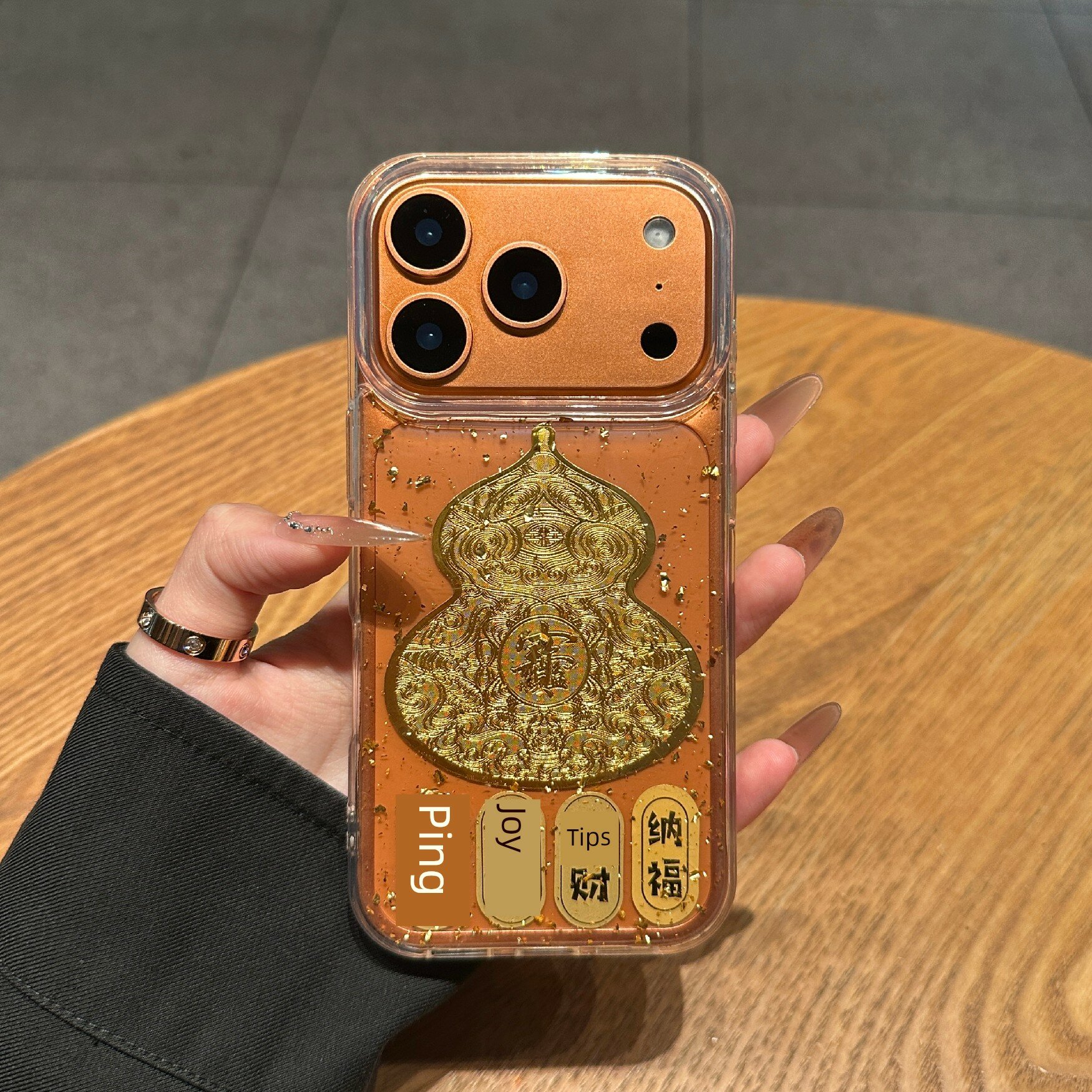 IPhone 15 Plus Новогодний чехол с дизайном кошелька для денег, тонкий, ударопрочный, устойчивый к отпечаткам