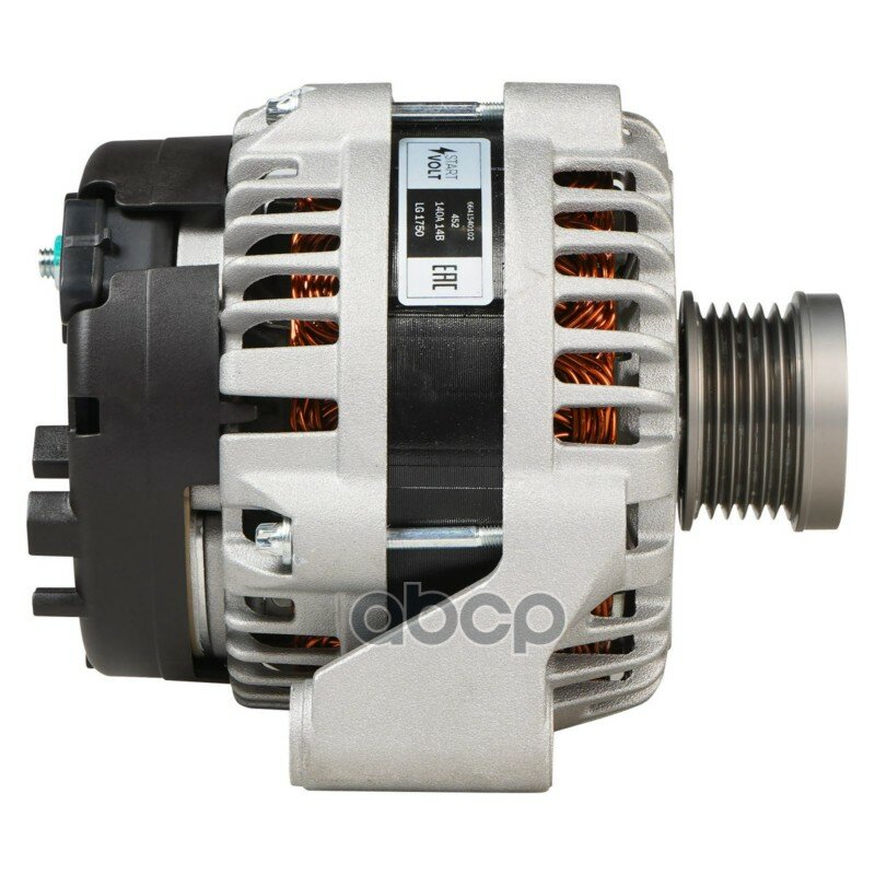 Генератор SsangYong Kyron (05-)/Rexton (06-)/Actyon (05-) 2.0Xdi/2.7Xdi 140A (LG 1750) STARTVOLT арт. LG1750 — фото 1