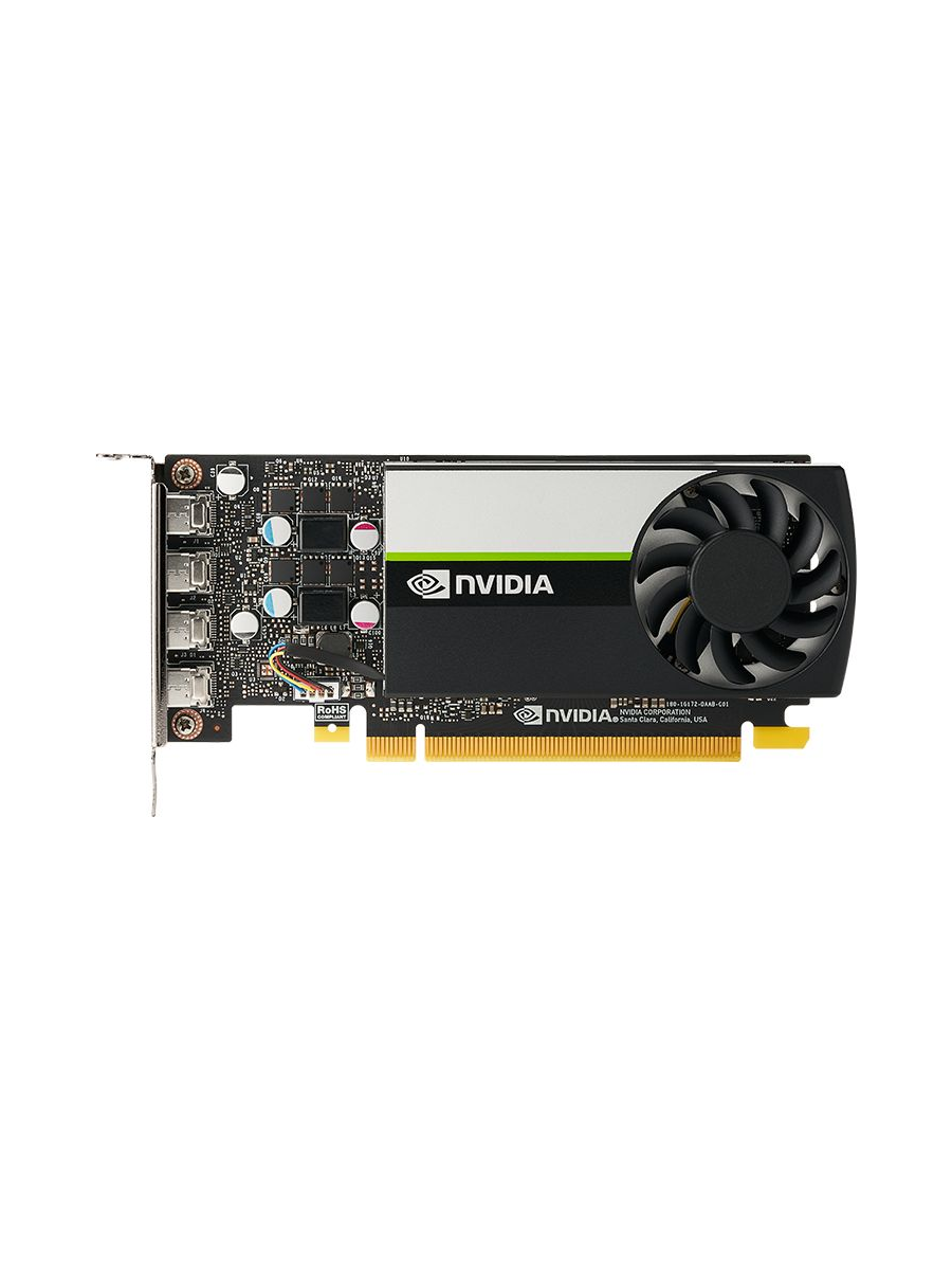 Видеокарта PNY PCI-E 3.0 T1000 NV T1000 4Gb 128bit GDDR6 1065/10000 Bulk low profile