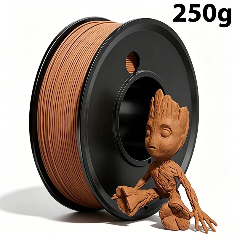 PLA филамент древесный Rose wood 250g