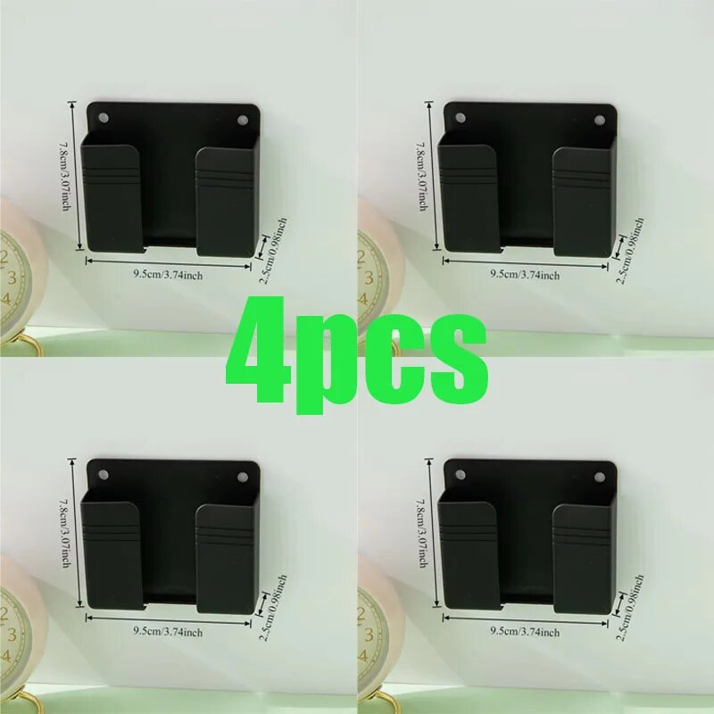 Настенный органайзер для телефона и пультов black-4pcs