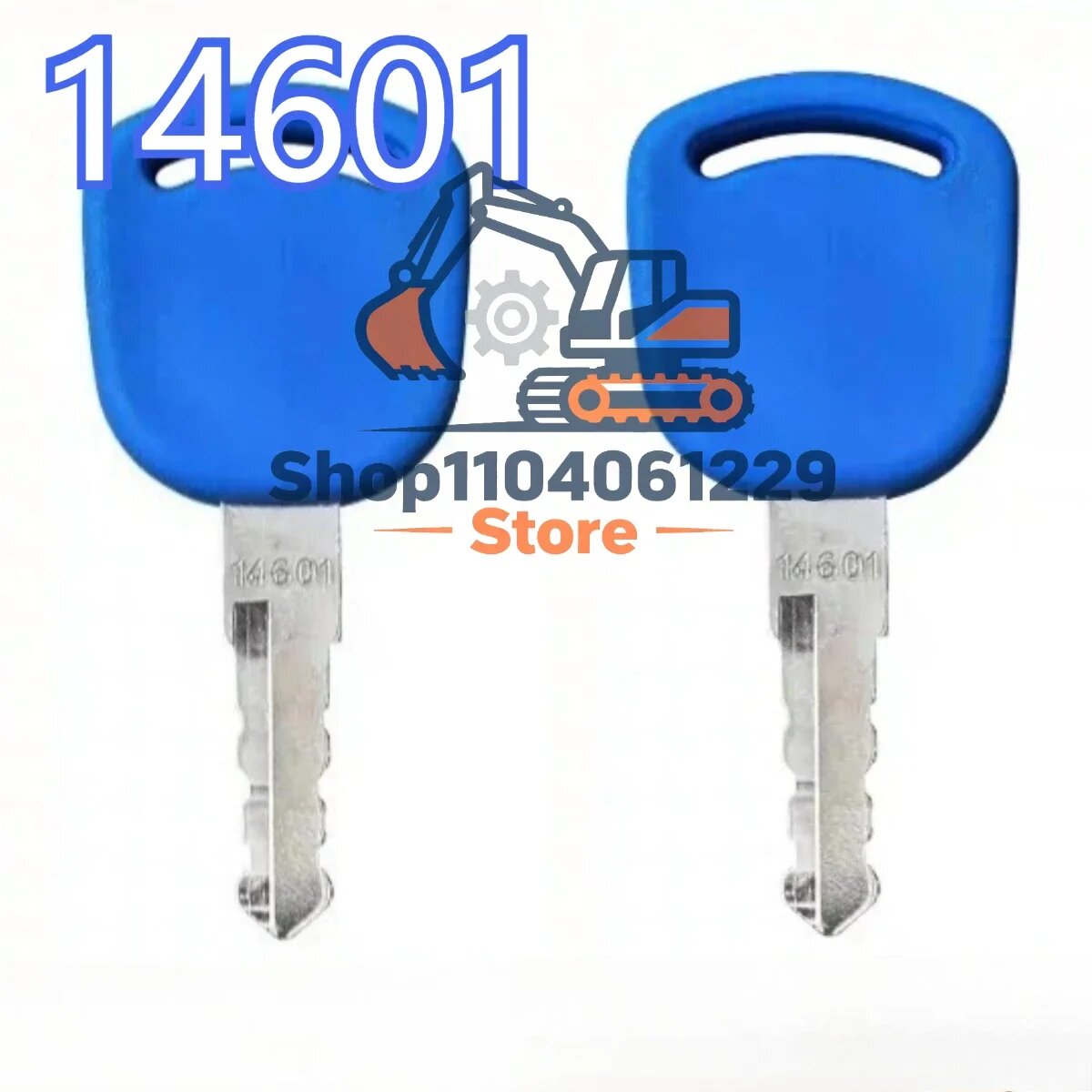 10/2 шт. 14601 ключ New Holland для экскаватора CASE, грейдера, бульдозера, тяжелого 2 KEYS