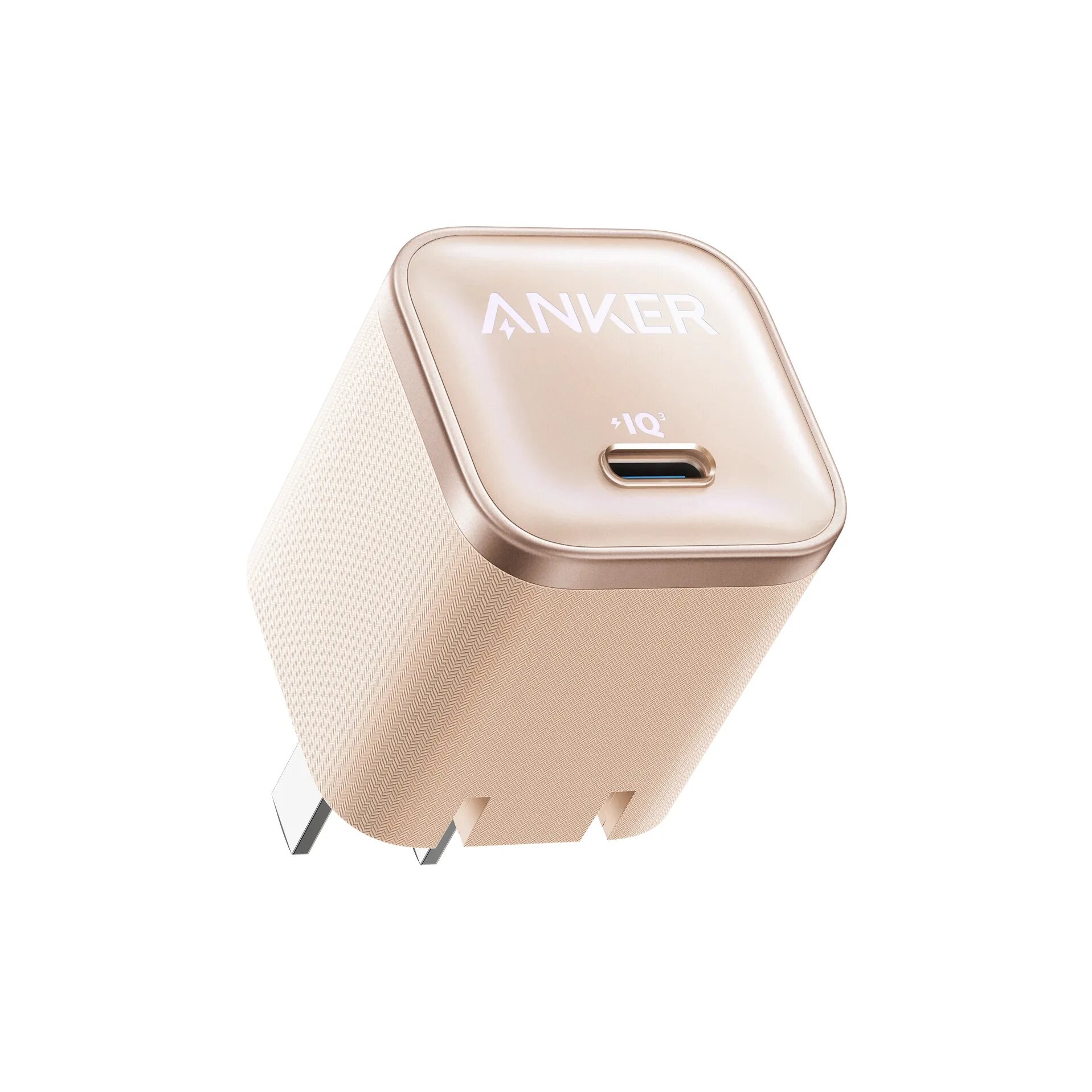 Зарядное устройство Anker Nano 45W Type C: быстрая зарядка, компактный и складной Бежевый, CN-Gold