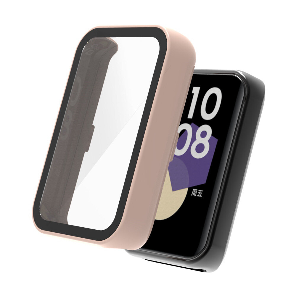 Чехол-накладка для Honor Band 9 сакура-розовый, тонкий, ударопрочный, совместим с моделью Band 9, аксессуар для умного