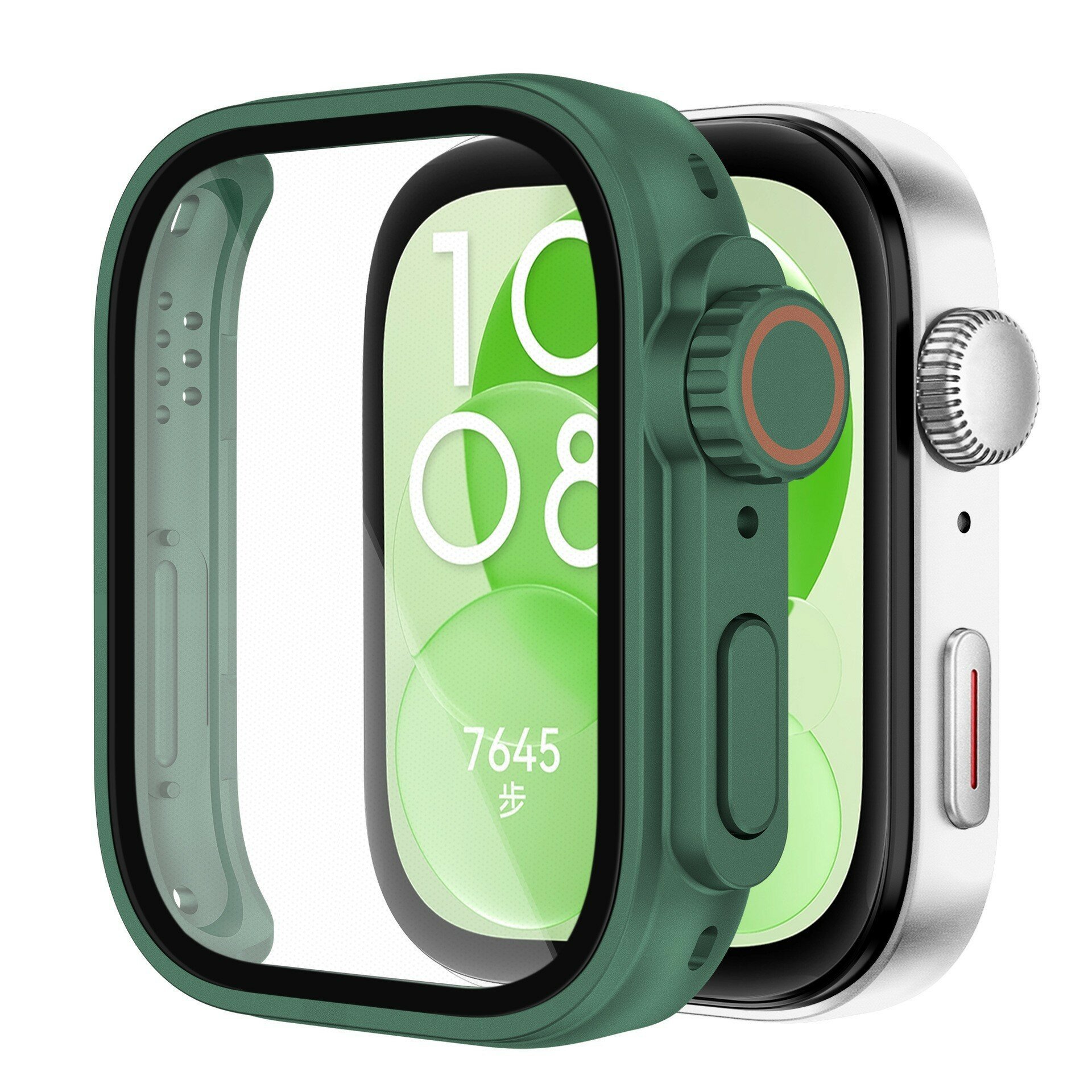 Защитный чехол для Huawei Watch Fit3 в официальном зеленом цвете - полная защита, совместимость с серией Fit3