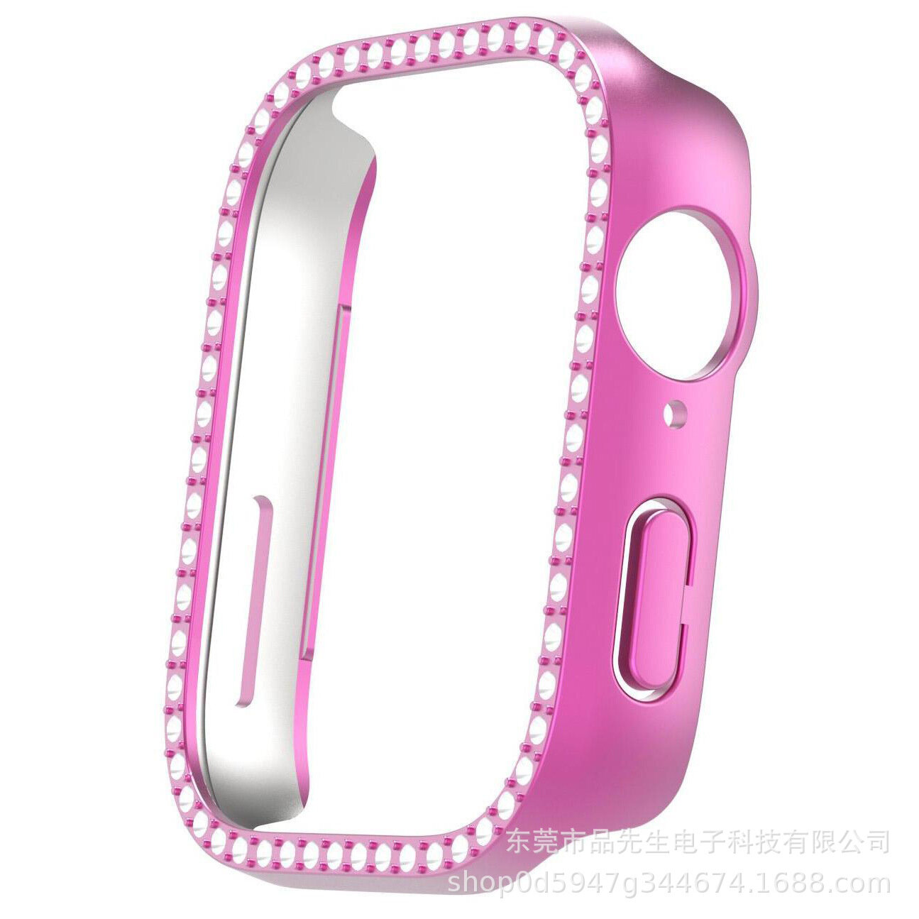 Кварцевый защитный чехол для Huawei Fit 4, розовый электролакированный цвет - премиум-чехол для трекера активности