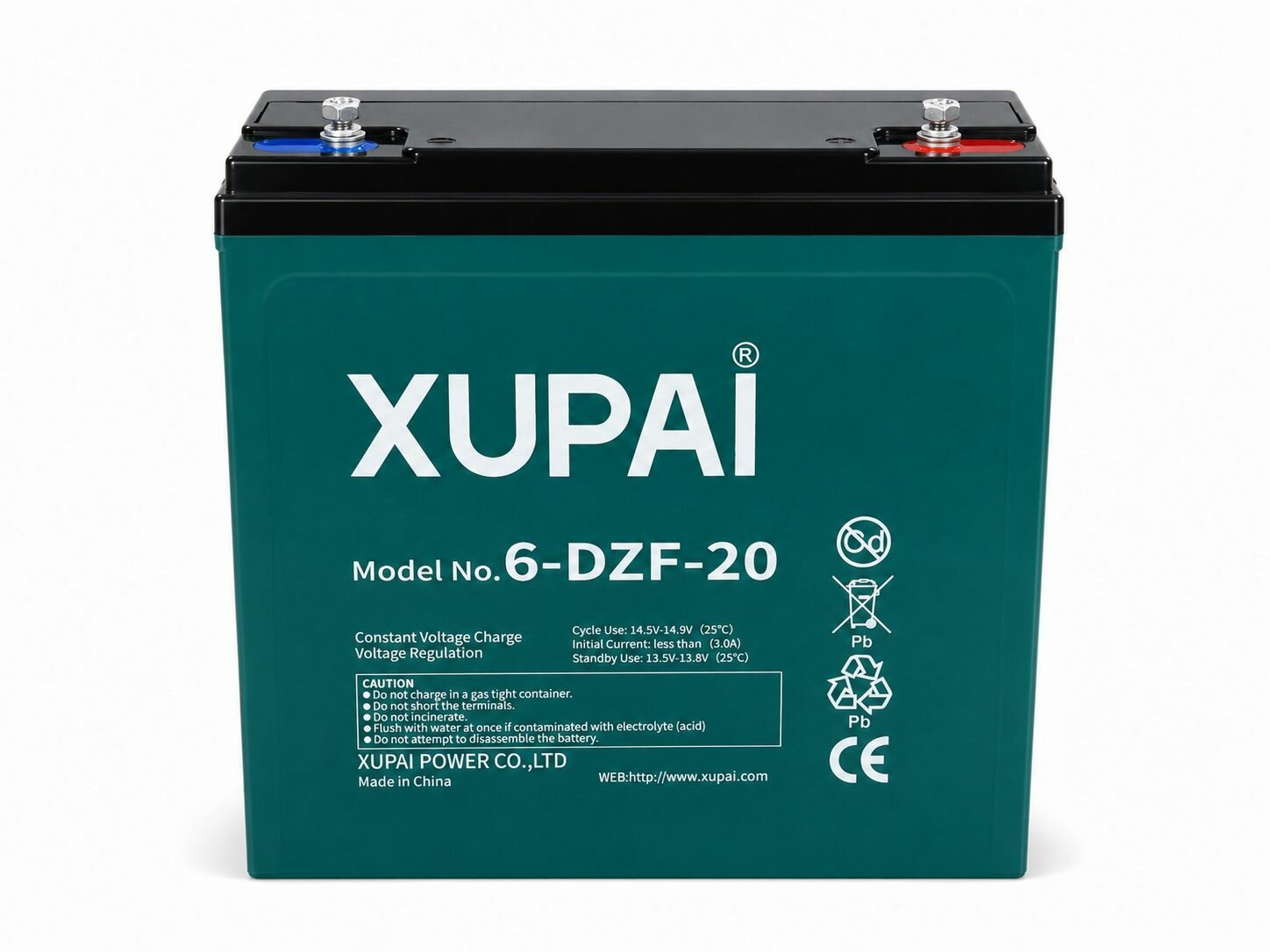 AGM батарея XUPAI 6-DZF-20 для электровелосипедов и скутеров