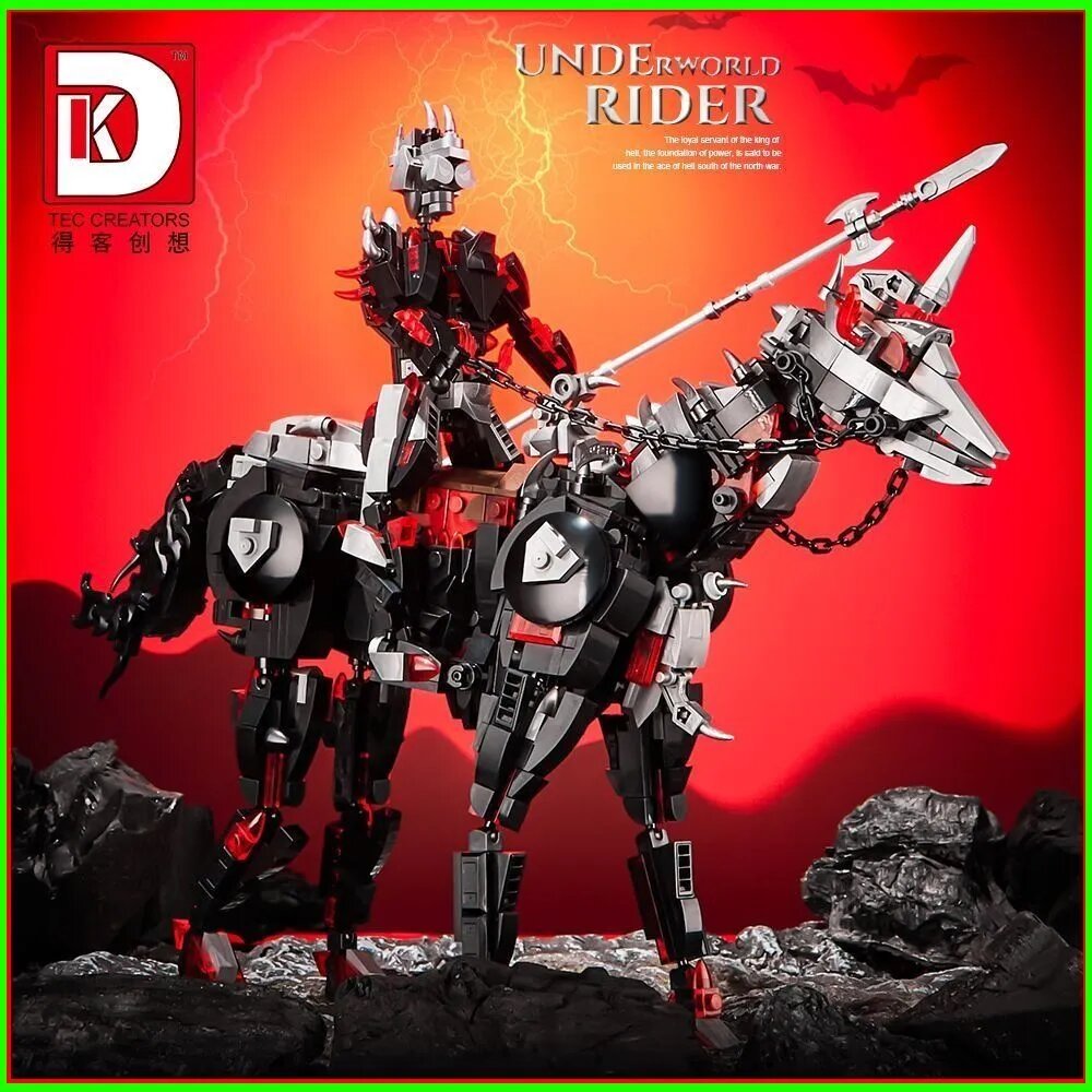 Конструктор TEC CREATORS Underworld Rider, сборная модель, персонажи и супергерои, пластиковый — фото 1