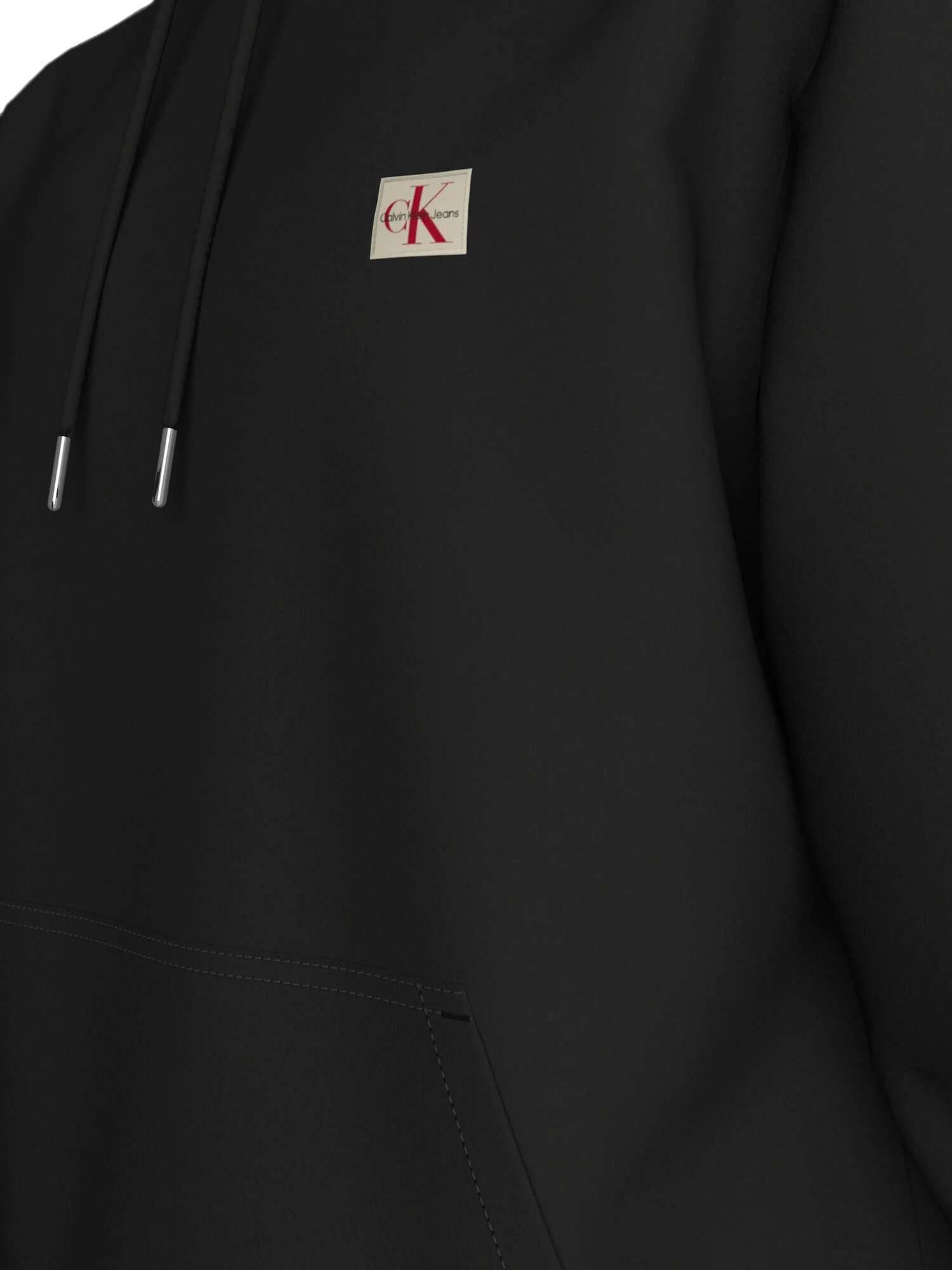 Худи CALVIN KLEIN Logo-patch hoodie, размер 46 EU — фото 1