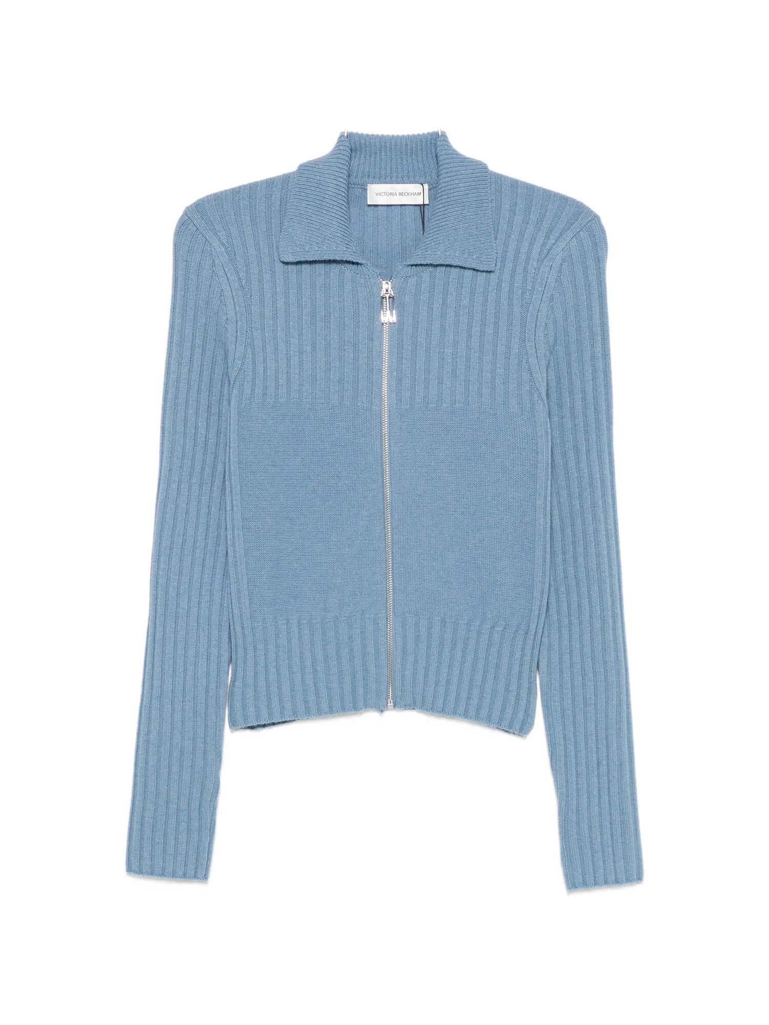 Кардиган Ribbed-knit zip-up cardigan