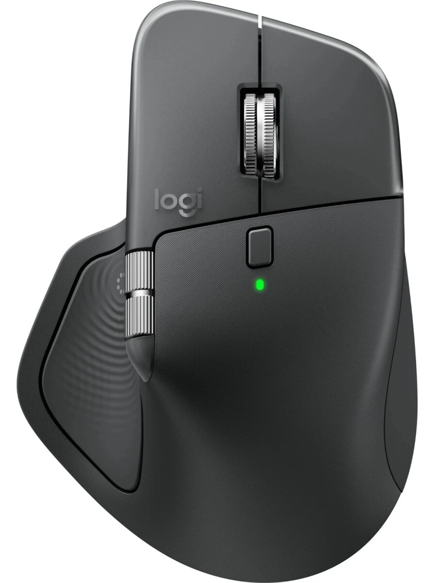 Мышь оптическая Logitech MX Master 4 графитовый 8000dpi беспров. BT/Radio USB (910-007565)